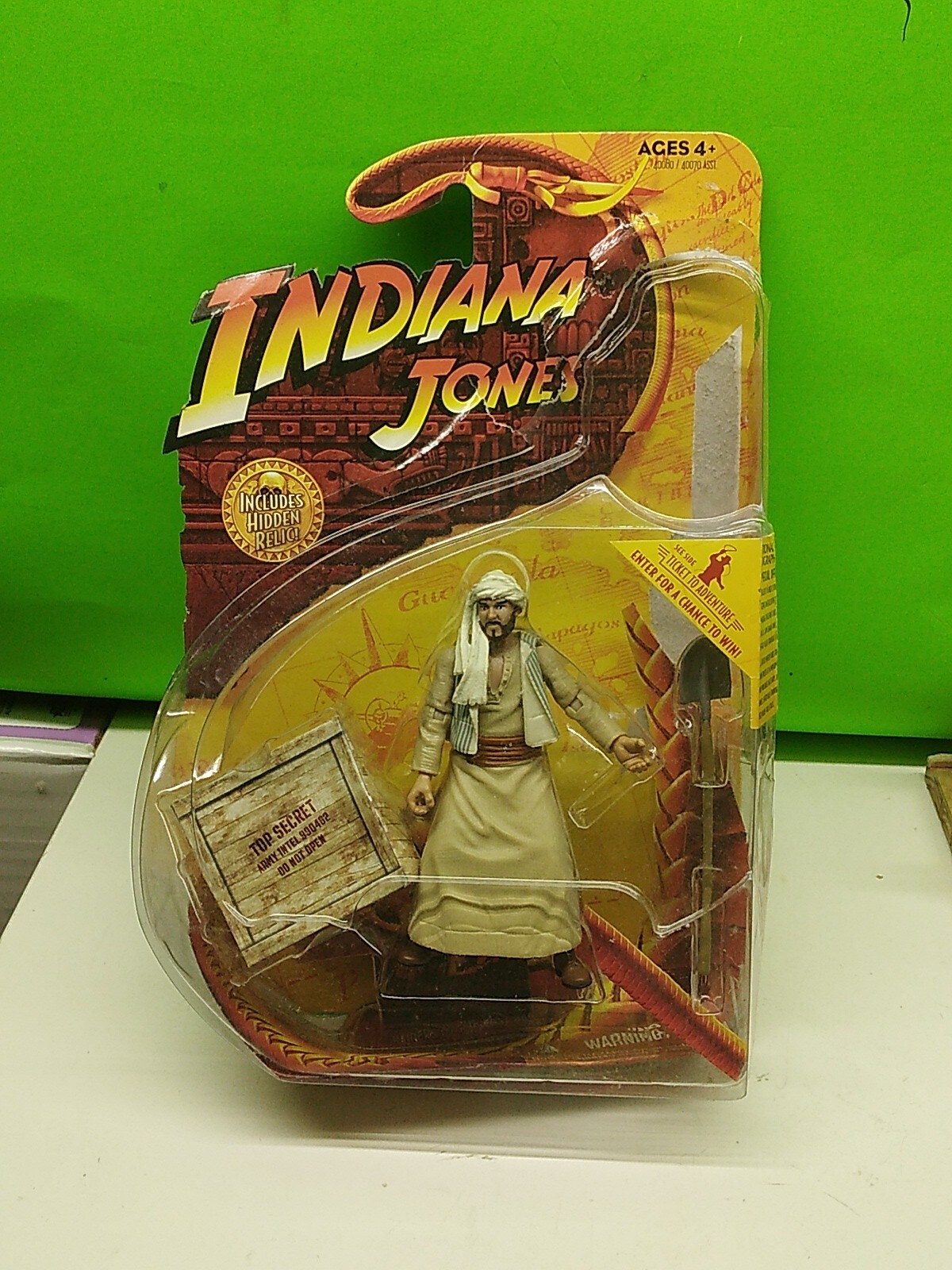 Hasbro Indiana Jones Figure SALLAH Raiders of Lost Ark 3.75" Box Damage ...