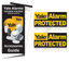 Yale Alarm Window Warning Stickers PACK OF 2 OFFICIAL ALARM STICKERS ...
