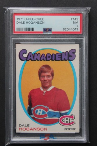 Dale Hoganson 1971-72 0-PEE-CHEE ROOKIE #149 PSA 7 | eBay
