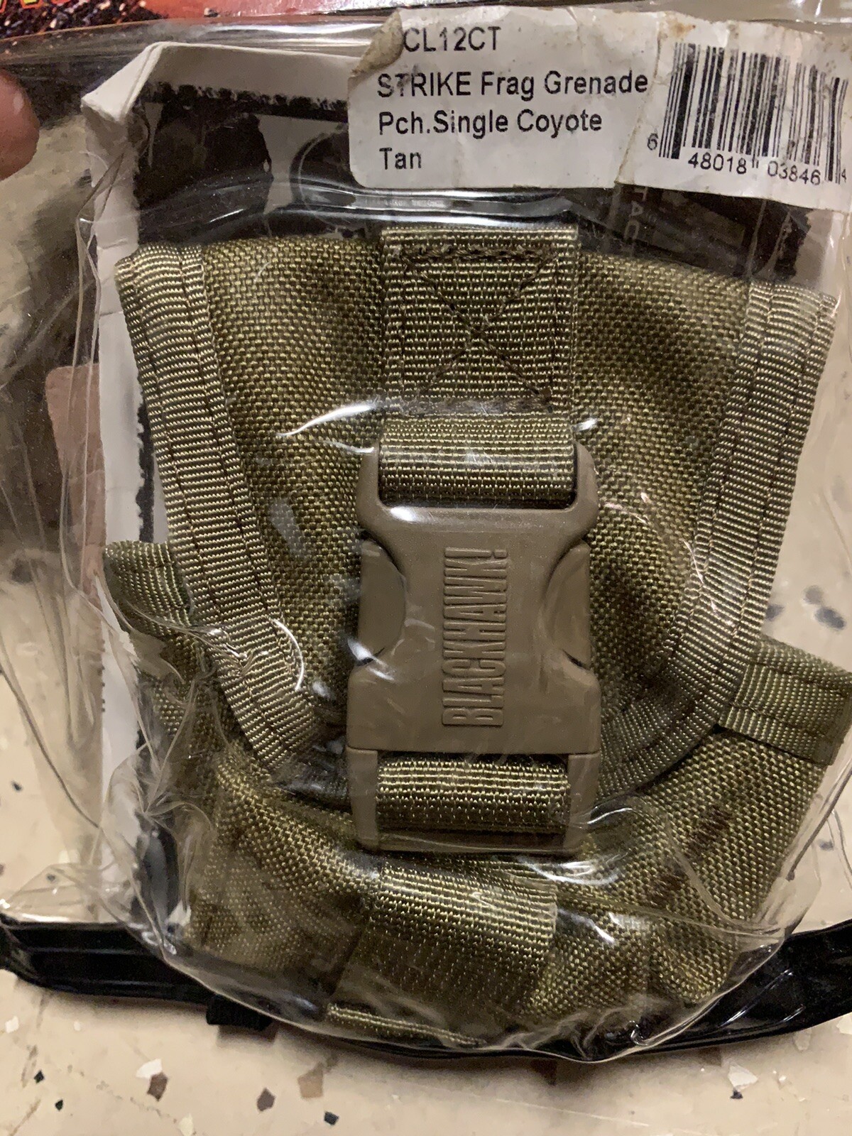 Blackhawk STRIKE Frag Grenade SINGLE Molle Pouch Coyote Tan USMC | eBay