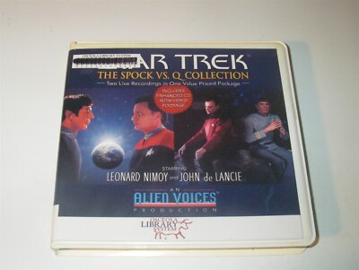 STAR TREK THE SPOCK VS Q COLLECTION LEONARD NIMOY CD AUDIOBOOK CB29 | eBay