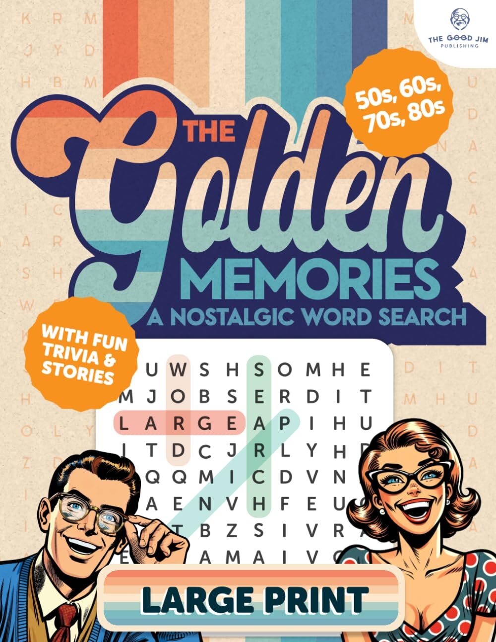 The Golden Memories: A Nostalgic Word Search - Large Print Puzzles for ...