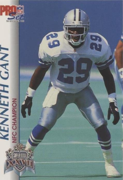 1992-93 Pro Set Super Bowl XXVII - Kenneth Gant (RC) for sale online | eBay