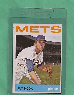 1964 Topps New York Mets Jay Hook # 361 NM-MT Tough Low Pop Card !!! | eBay