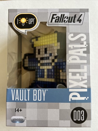 Fallout 4 Pixel Pals Vault Boy Light Up Figure 8 Bit Video Game ...