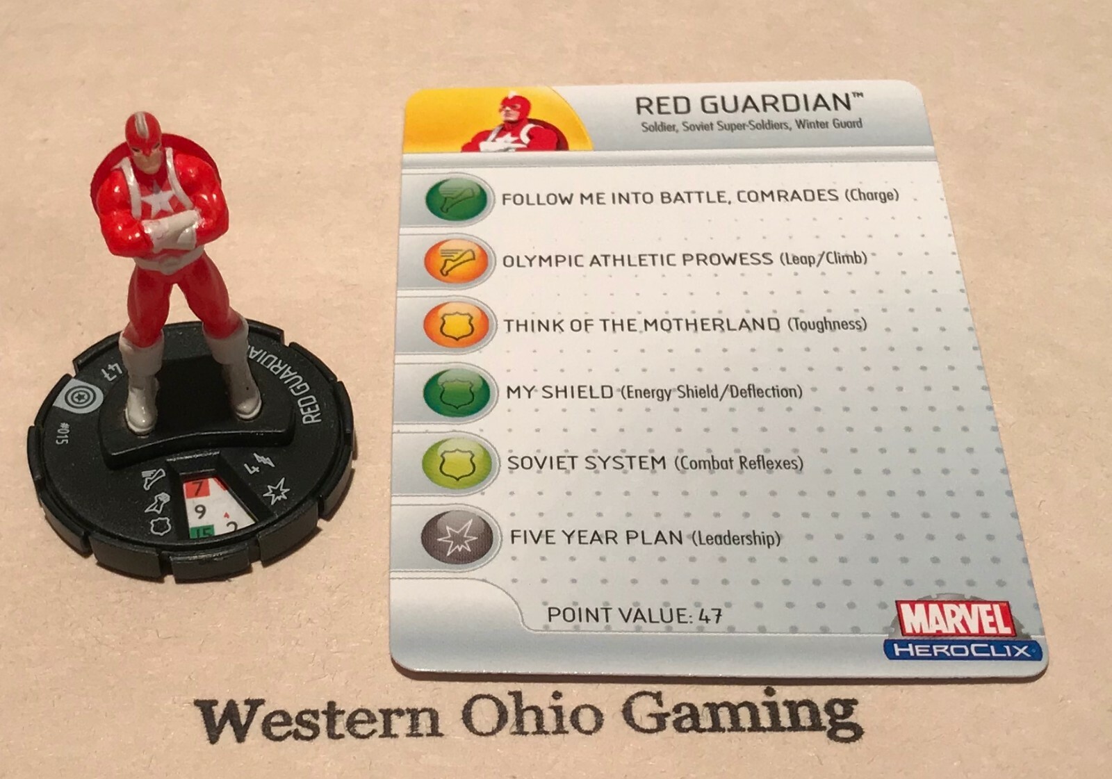 Heroclix Red Guardian #015 USED Marvel Captain America Single Figure | eBay