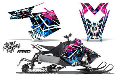 Sled Graphics Decal For Polaris PRO-R, RMK, Rush,Switchback,Assault 11 ...