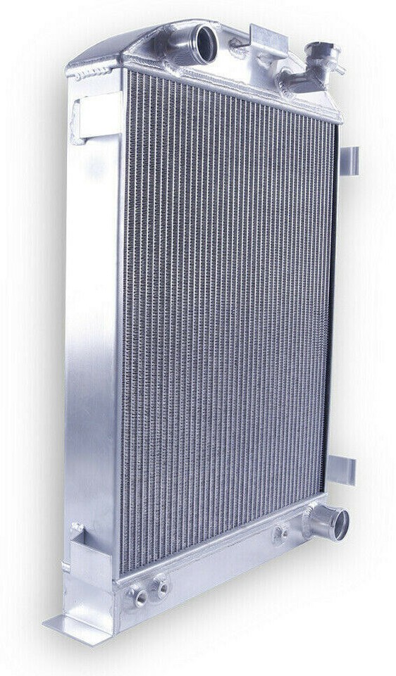 3-Row Aluminum Radiator for 32 Ford Hi-Boy Street Rod w/Chevy SBC ...