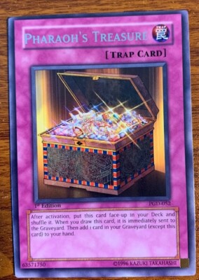 2003 Yu Gi Oh Pharaonic Guardian 1st Edition Pharaoh's Treasure #PGD-52 ...