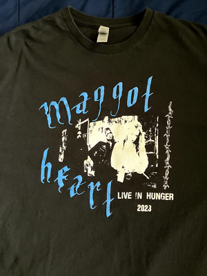 Maggot Heart XL Live in Hunger tour t-shirt | eBay