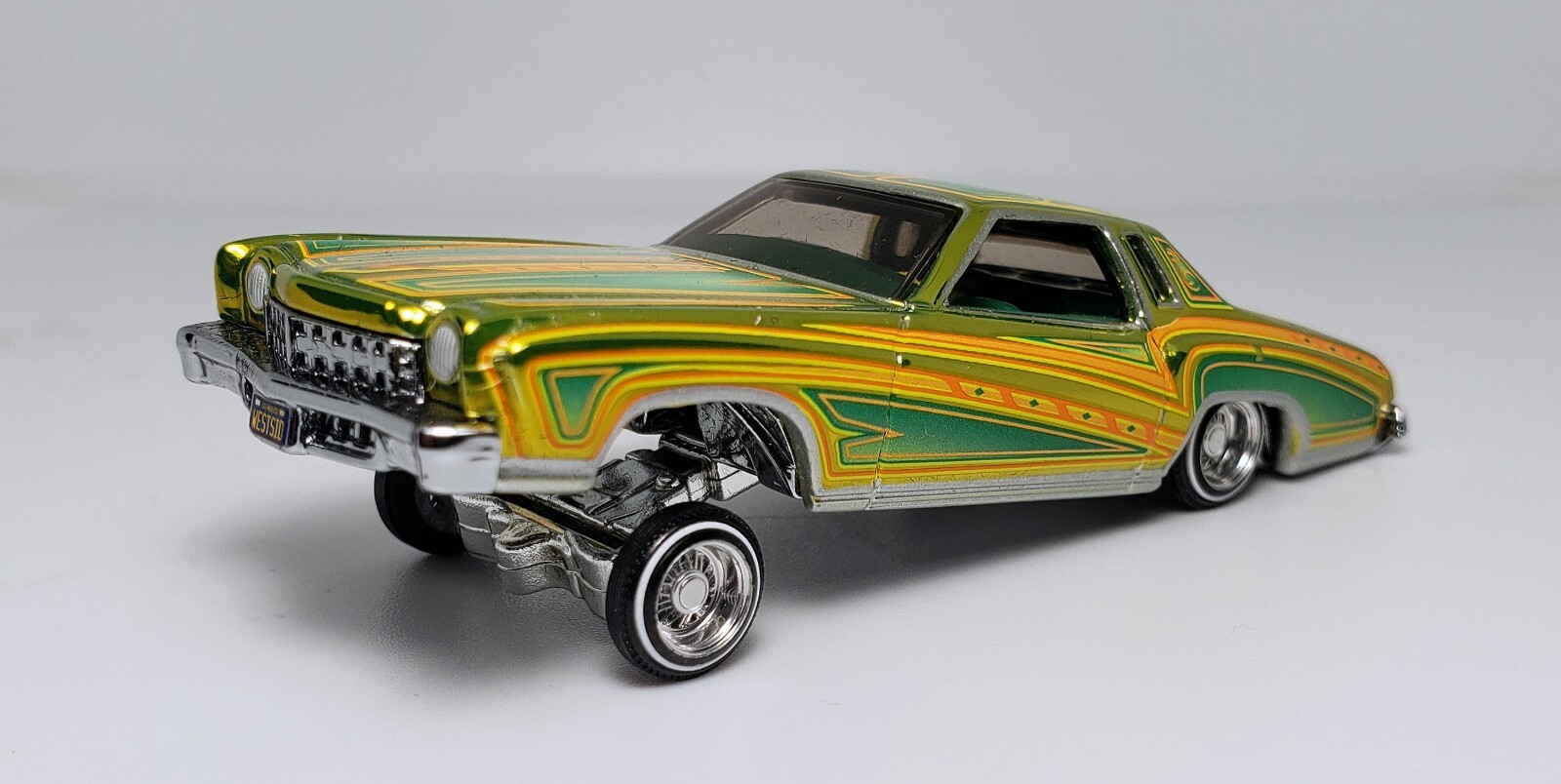 Custom - Hot Wheels RLC Chevy Monte Carlo 1/64 Lowrider - Green ...