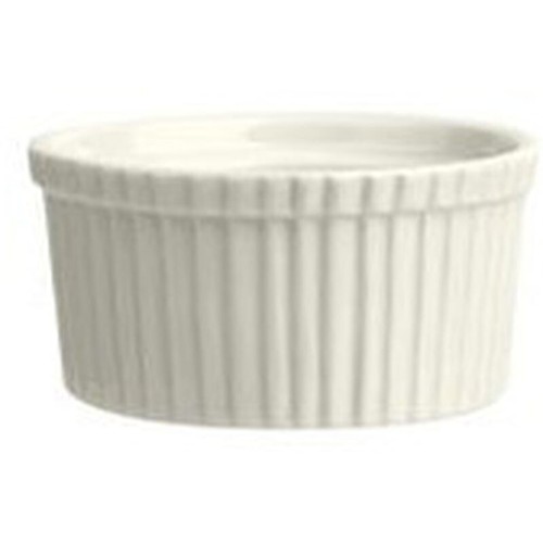 Duracream Ribbed Souffle Dish - 76mm Ivory | eBay