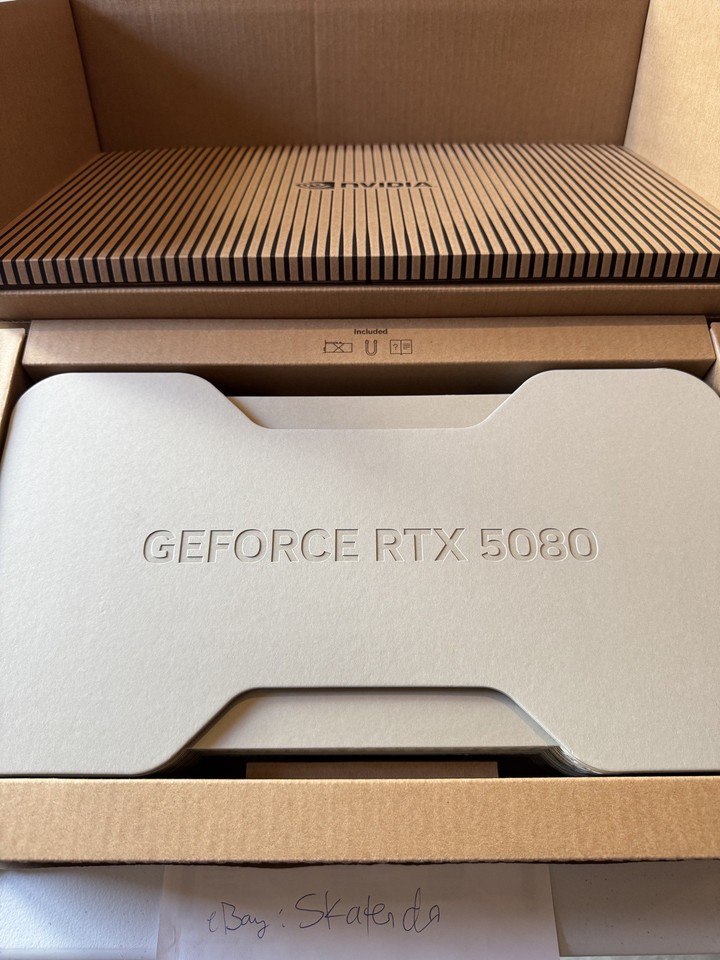 Nvidia Geforce RTX 5080 Founders Edition excellent condition barely ...