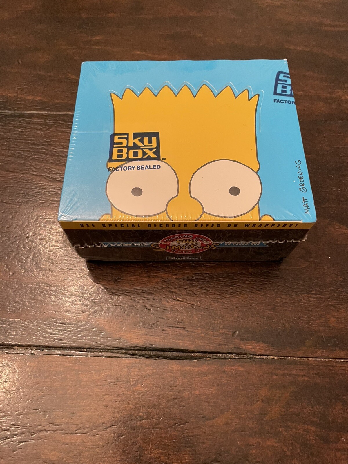 (1) Factory Sealed Box 1993 Skybox THE SIMPSONS SERIES 2 Trading Cards ...