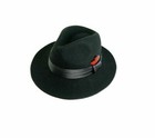 New Men 's 100% Wool Fedora Trilby Hat Style Burgundy Black Brown Khaki ...