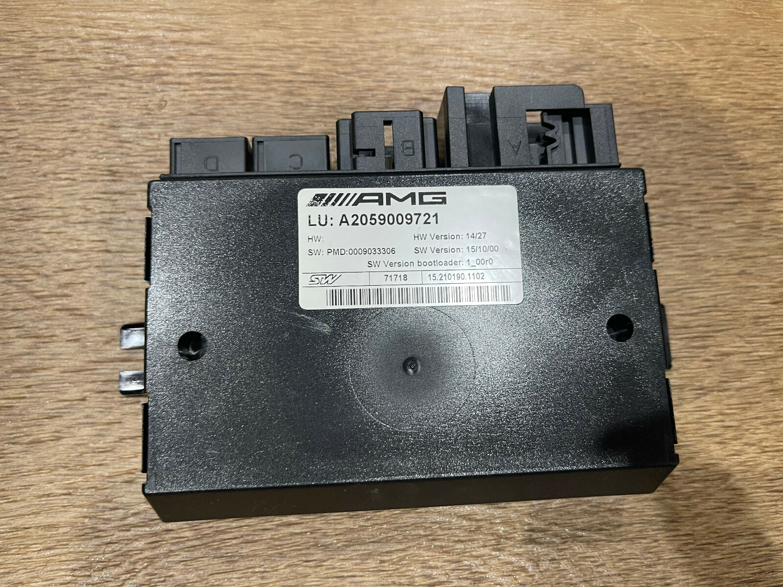 MERCEDES BENZ W205 C63s AMG CONTROL MODULE UNIT ASSEMBLY OEM ...