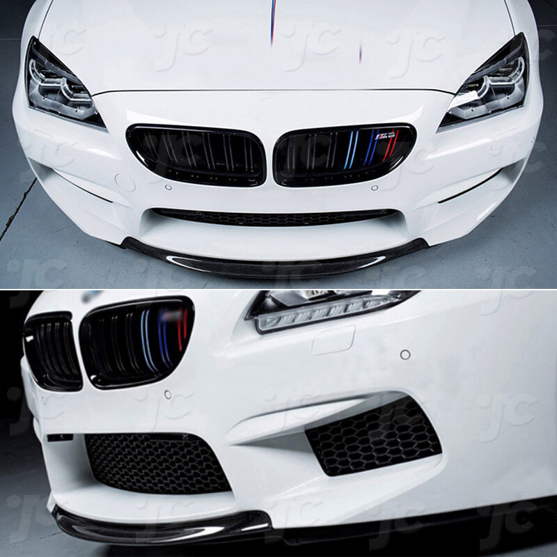 Carbon Fiber Front Bumper Lip Chin Spoiler Fit for BMW F06 F12 F13 M6 ...