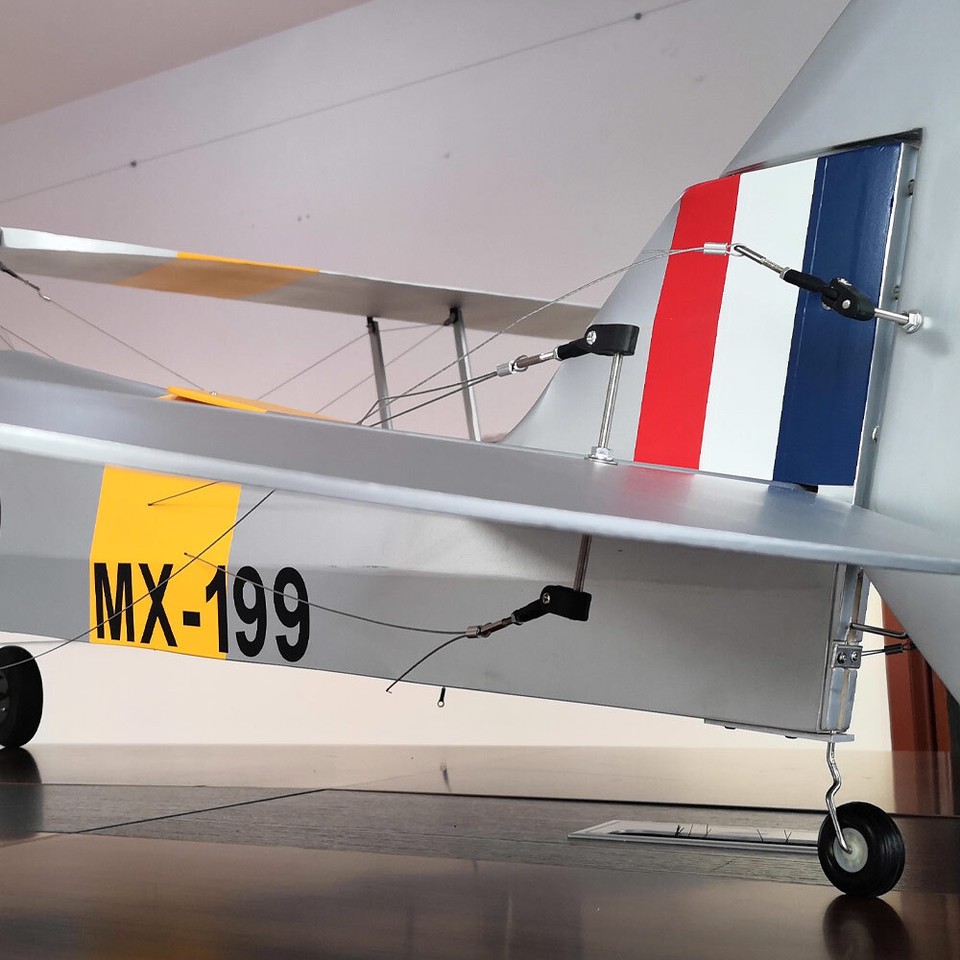 2.8meter RC Model Tiger Moth ARF Version Fixed Wing Wooden Gasoline ...