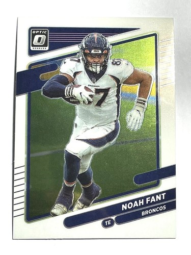 NOAH FANT Denver Broncos 2021 Panini Donruss Optic Football Card #28 | eBay