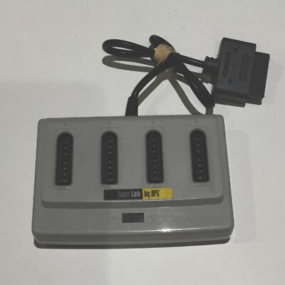 TESTED Super Nintendo / Famicom System 5 Player Adapter Superlink By ...