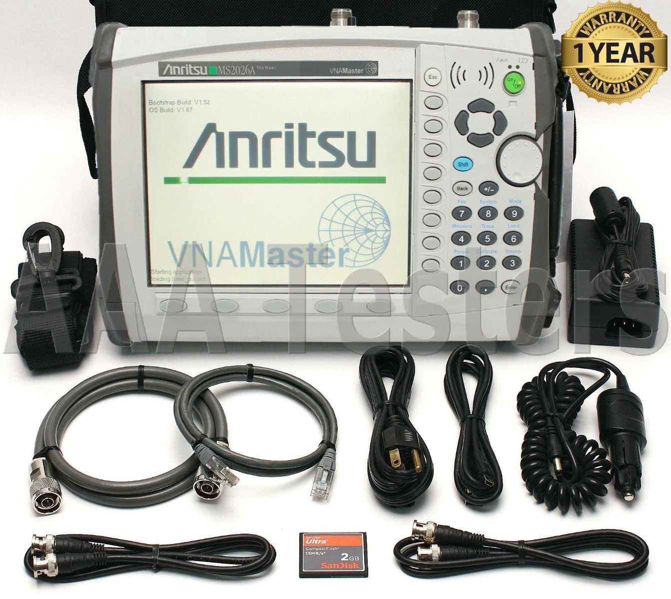 Anritsu MS2026A HandHeld VNA Master Vector Network Analyzer 6GHz MS2026 ...