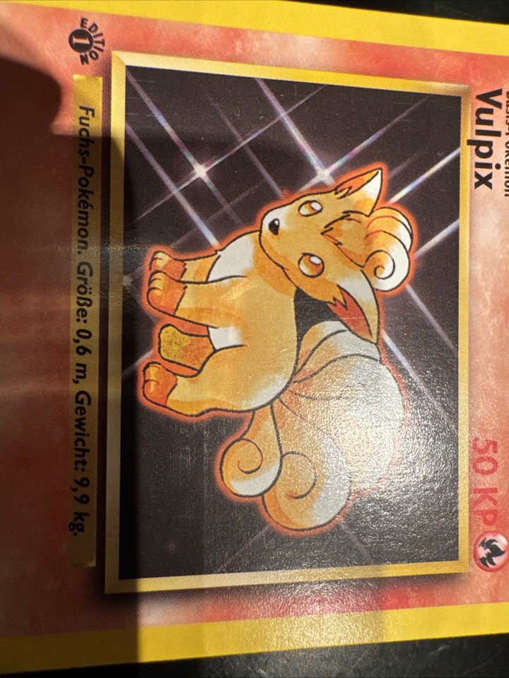 Pokemon Karte Vulpix 68/102 Base Set 1. Edition Deutsch Basis | eBay