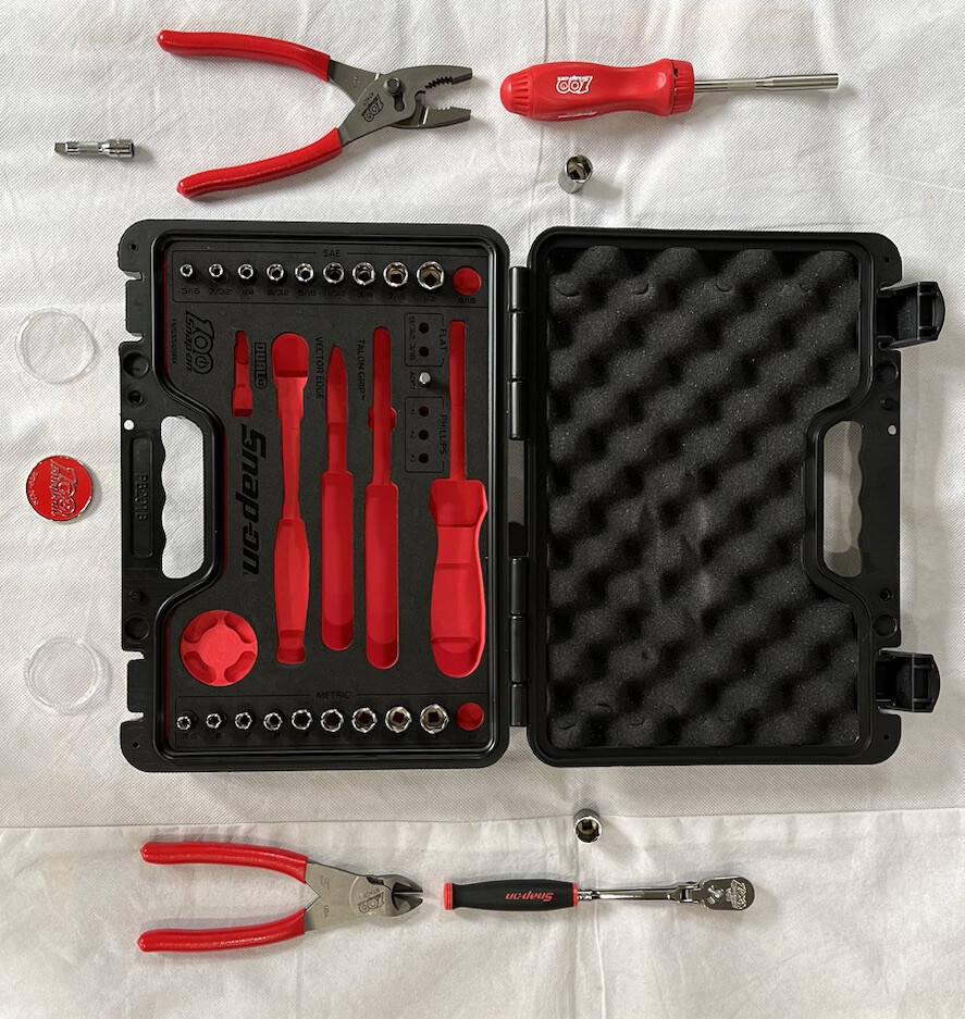 Rare SnapOn 31 pc 1/4 Drive 100th Anniversary Limited Edition Tool set ...