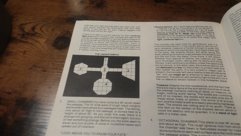 Advanced Dungeons & Dragons Module WG4 The Forgotten Temple Of ...