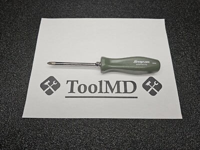 Snap-on Tools USA NEW COMBAT GREEN Hard Handle #2 Phillips Screwdriver ...