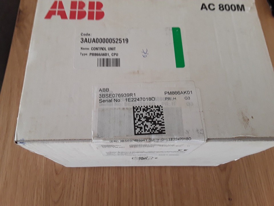 ABB CONTROL UNIT 3AUA0000052519 PM866AK01,CPU 3BSE076939R1 | eBay