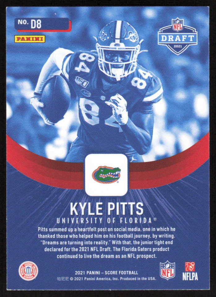 Kyle Pitts 2021 Score: NFL Draft #D8 Florida Gators | eBay