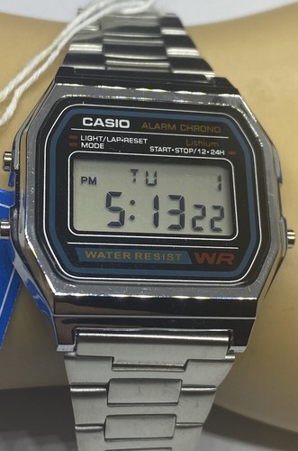 Casio Stainless Steel Watch Adjustable Band Unisex Size 35mm Diameter ...