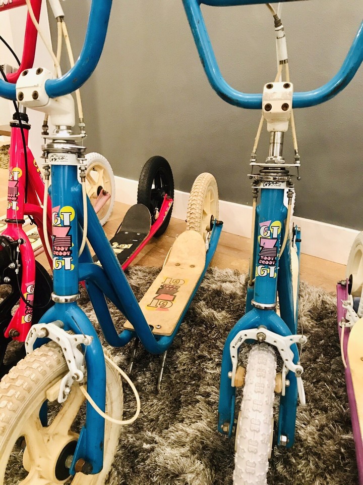 Set Of 9 Vintage GT Zoot Scoot Scooter Old School Bmx Gt Performer 1987 ...