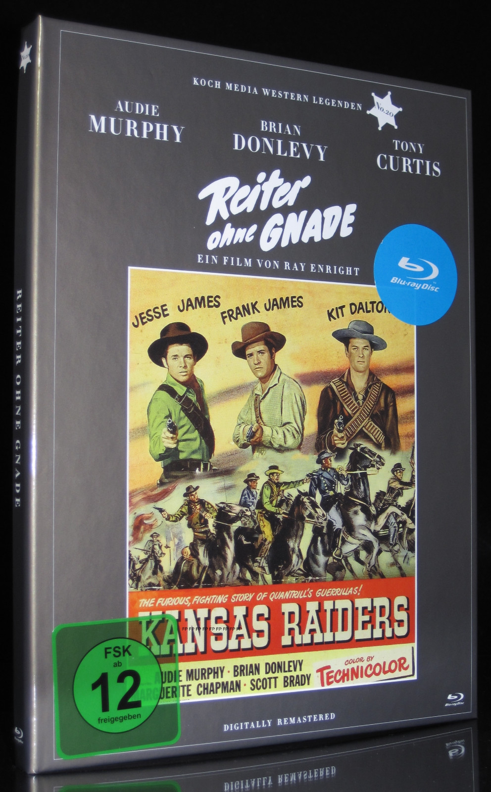 BLU-RAY WESTERN LEGENDEN 20 - REITER OHNE GNADE - TONY CURTIS + AUDIE ...