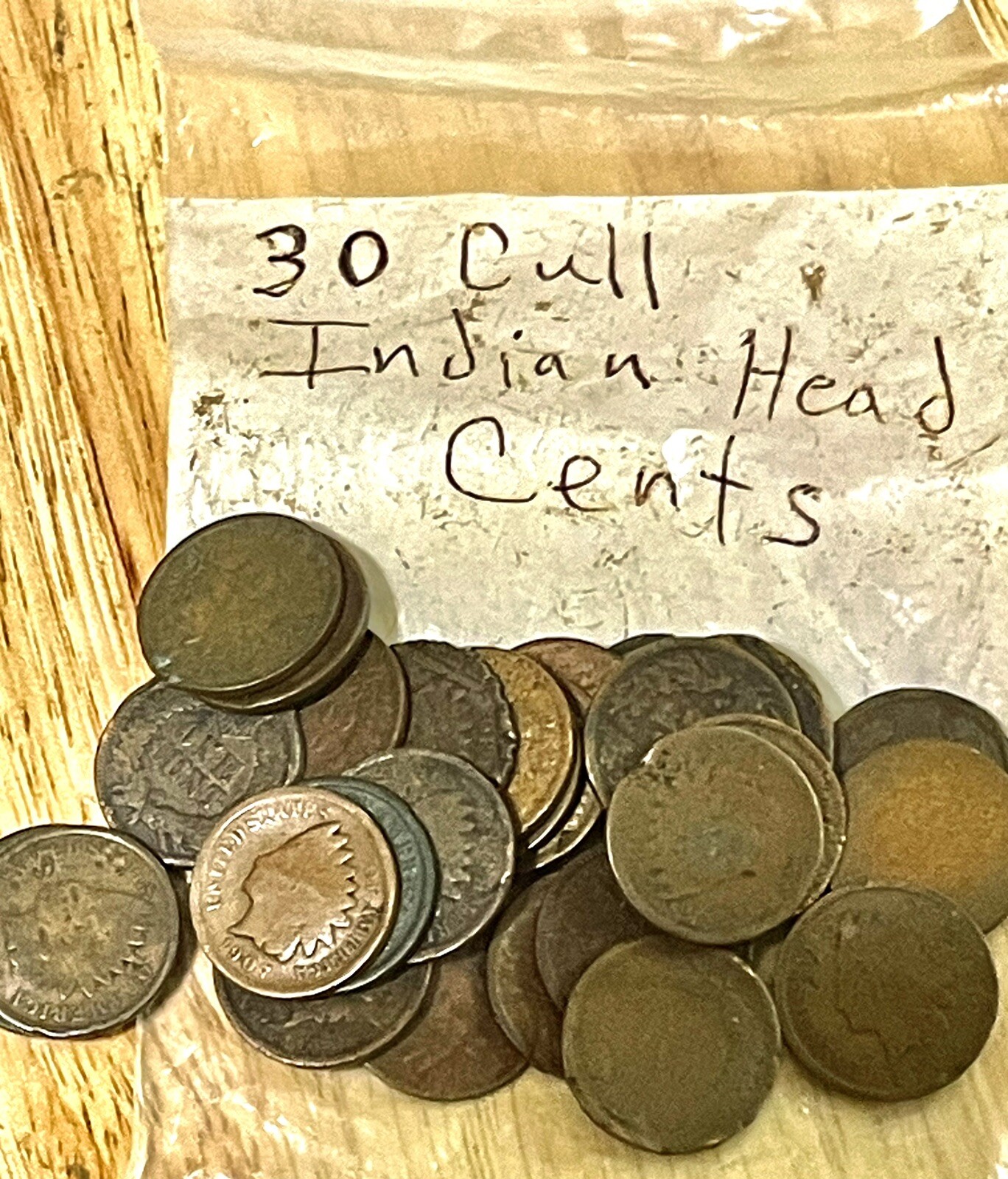 Lot of Thirty Indian Head Pennies “Cull Condition” | eBay
