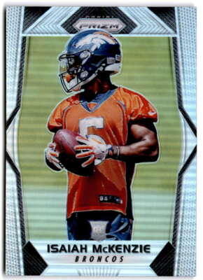 2017 Panini Prizm Silver Prizm #248 ISAIAH MCKENZIE RC Rookie Denver ...