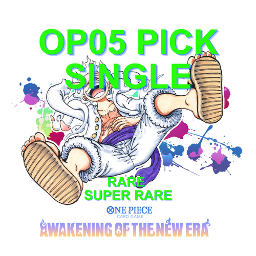One Piece OP05 Card Game Singles Awakening of the New Era RARES SUPER ...