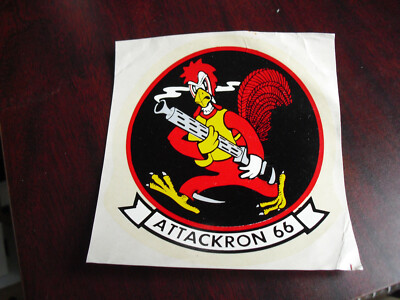 Unique Vintage Original US Navy Attackron 66 Decal | eBay