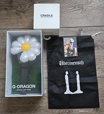 KPOP G-DRAGON GD Ubermensch Official Light Stick Photo card Drawstring ...