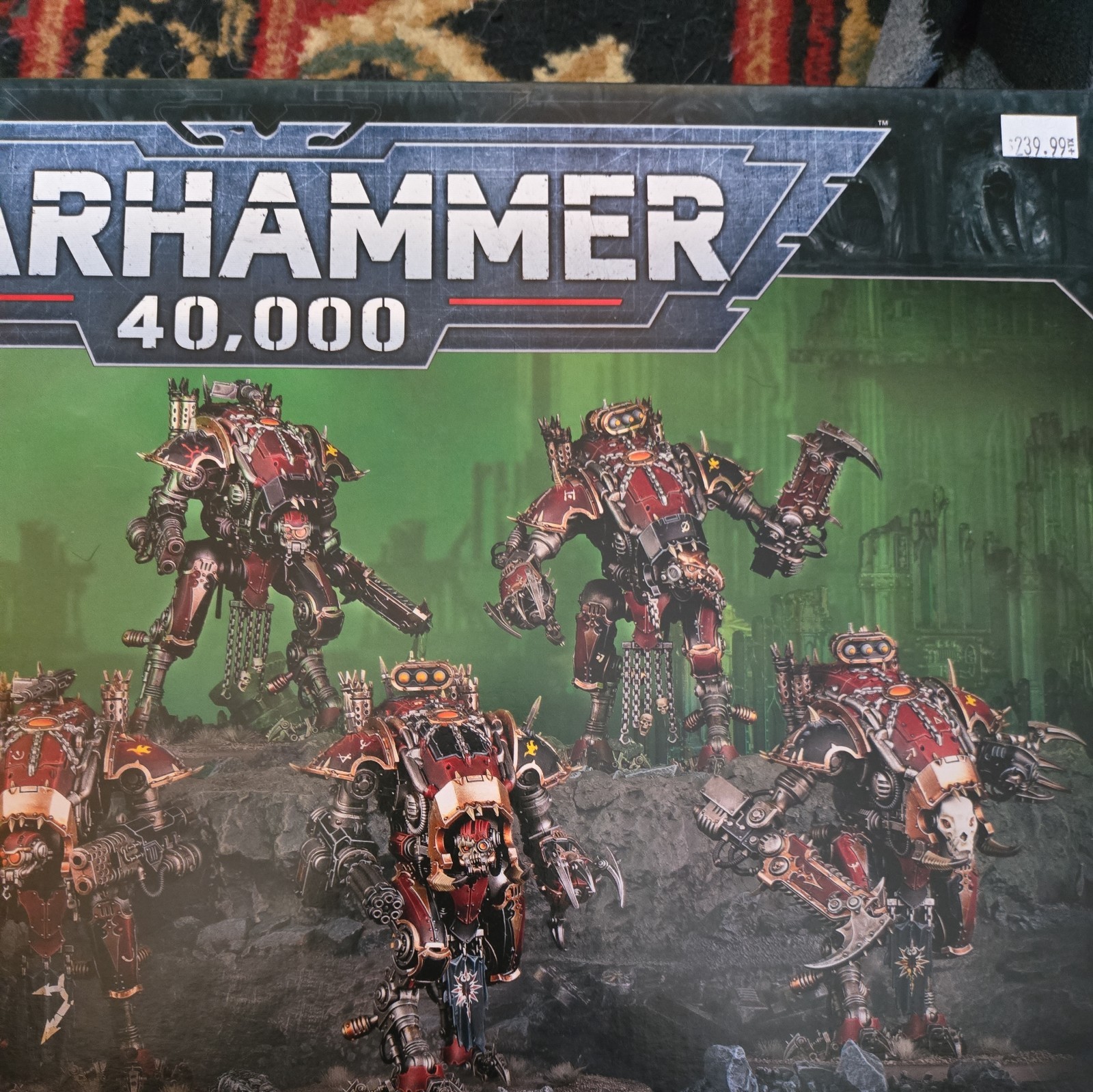 Warhammer 40k Chaos Knights War Dogs Karnivore / Stalker / Brigand NEW ...