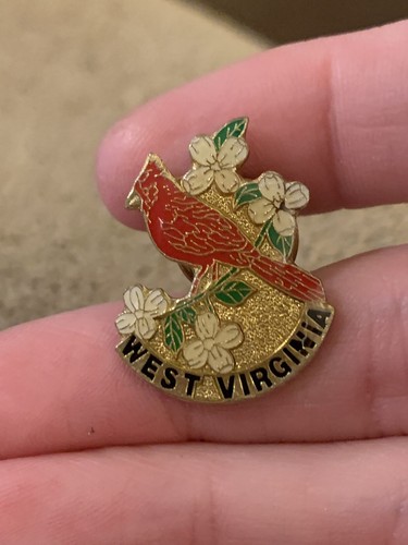 West Virginia Northern Cardinal Enamel Lapel Pin (GW2) | eBay