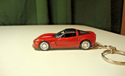 2012 CHEVY CORVETTE Z06 ORANGE NEW Key CHAIN! KEY RING Diecast 2011 12 ...