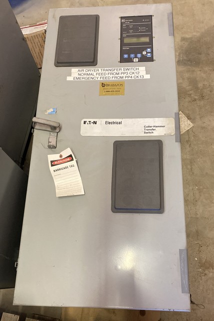 Eaton Cutler Hammer Atc-400 Auto Transfer Switch Controller 6d32313g01 ...