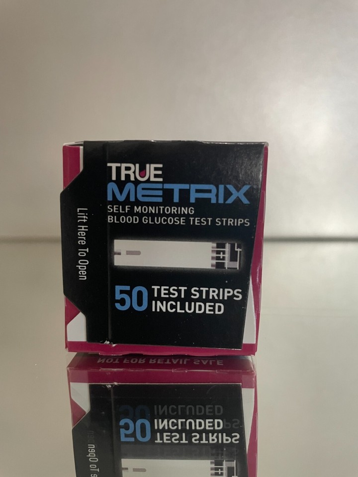 True Metrix Blood Glucose Test Strips 50 CT (1 BOX) EXP 09/2026. FREE ...
