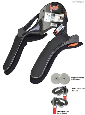 Hans Device Pro Ultra Lite 30 Degree Medium Quick Click Sliding Tethers ...