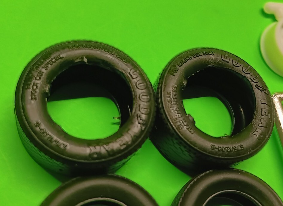 67 1967 Corvette Streaker Vette MPC 1/25 Goodyear Blue Streak Tires Rim ...