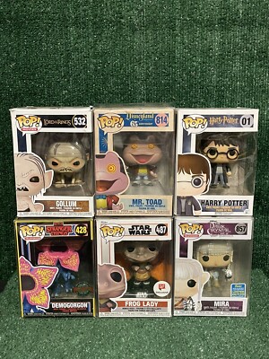 Funko Pops Bundle Of 6 Assorted Pops Vinyl Figures. Fast Shipping!! | eBay