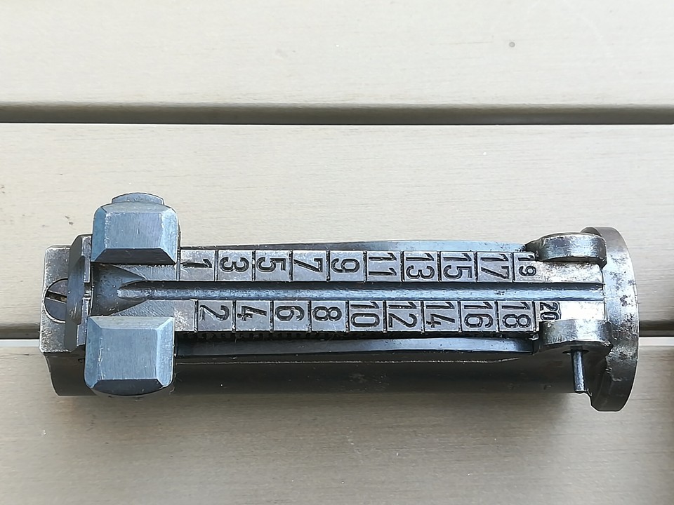 WW2 German K98 Mauser Complete Rear Sight Base, Sight, Ramp, Spring ...