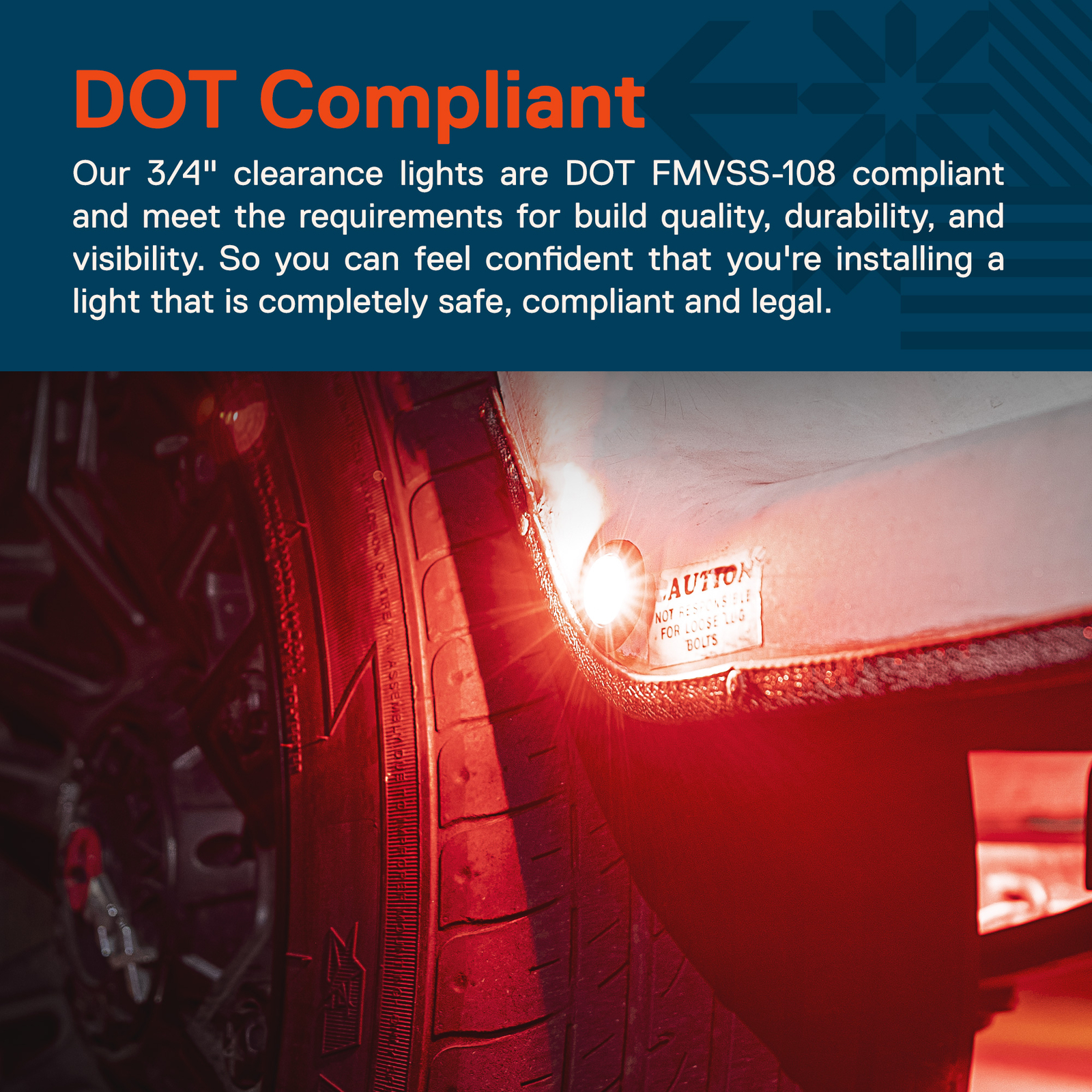 10pc 3/4" Round DOT P2PC Red TBT LED Bullet Clearance Marker Lights ...