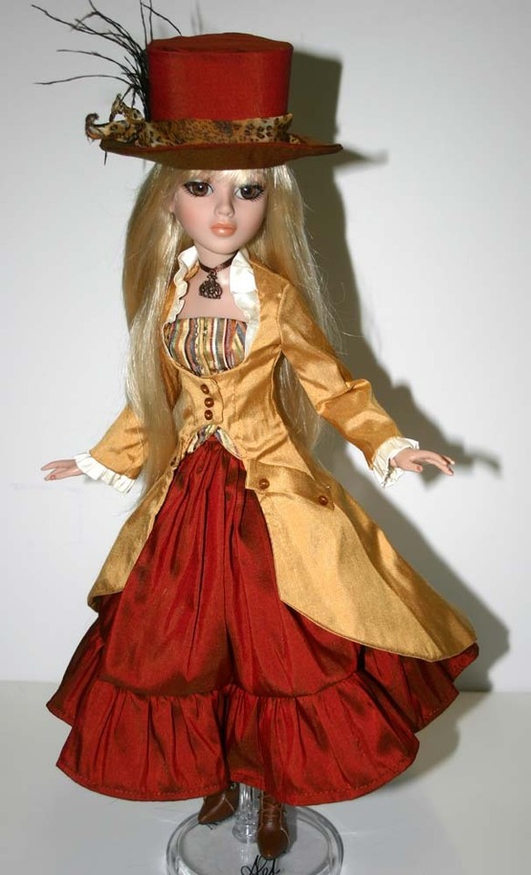 Feeling Steamed Steampunk Doll Clothes Sewing Pattern Ellowyne Dolls ...